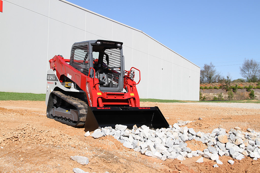 Takeuchi TL12V2 - Vertical Cab Tracked Skid Steers Specs | SMS Equipment