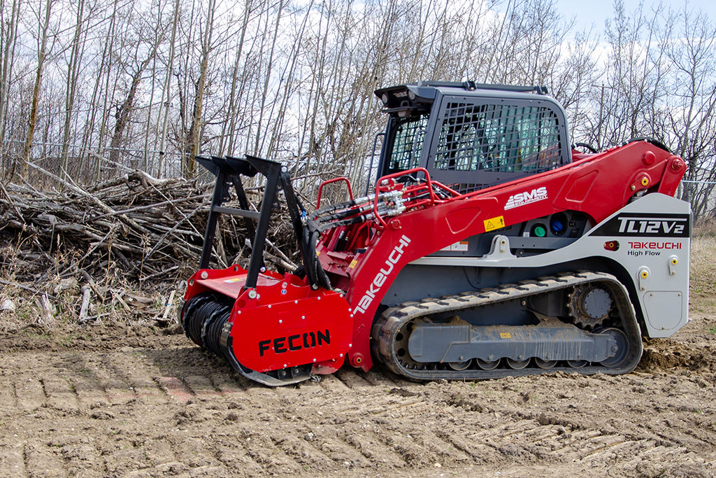 Takeuchi TL12V2 - Vertical Cab Tracked Skid Steers Specs | SMS Equipment