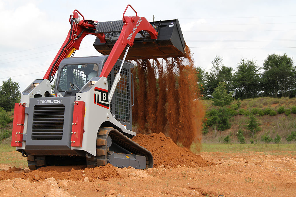 Takeuchi TL8 - Radial Cab Tracked Skid Steers Specs | SMS Equipment