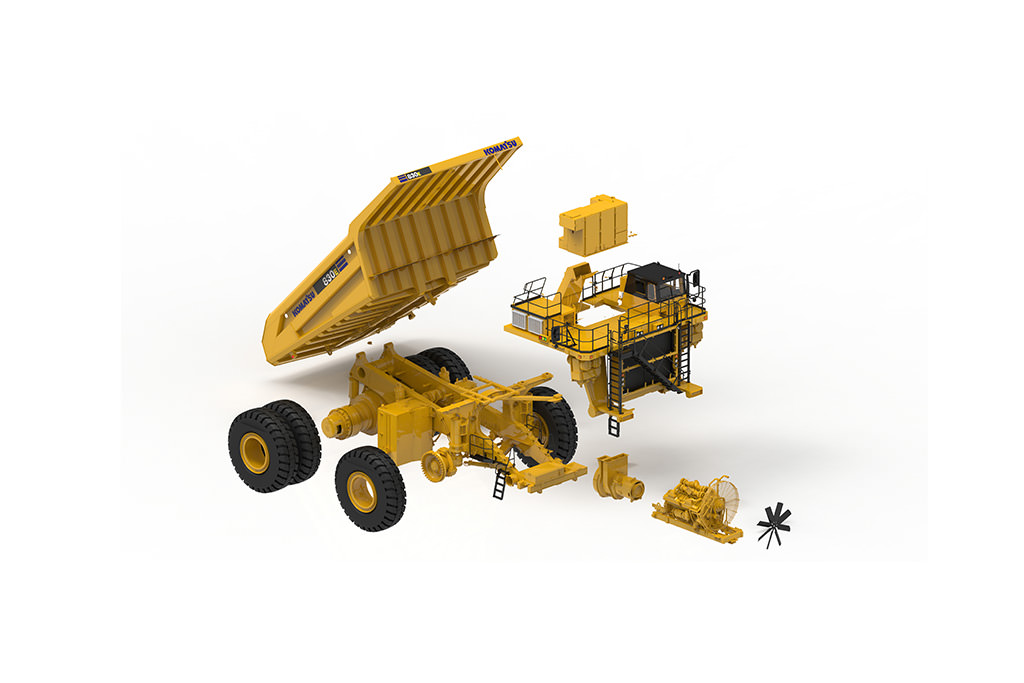 Komatsu 830E-1AC Electric Trucks Specs | SMS Equipment