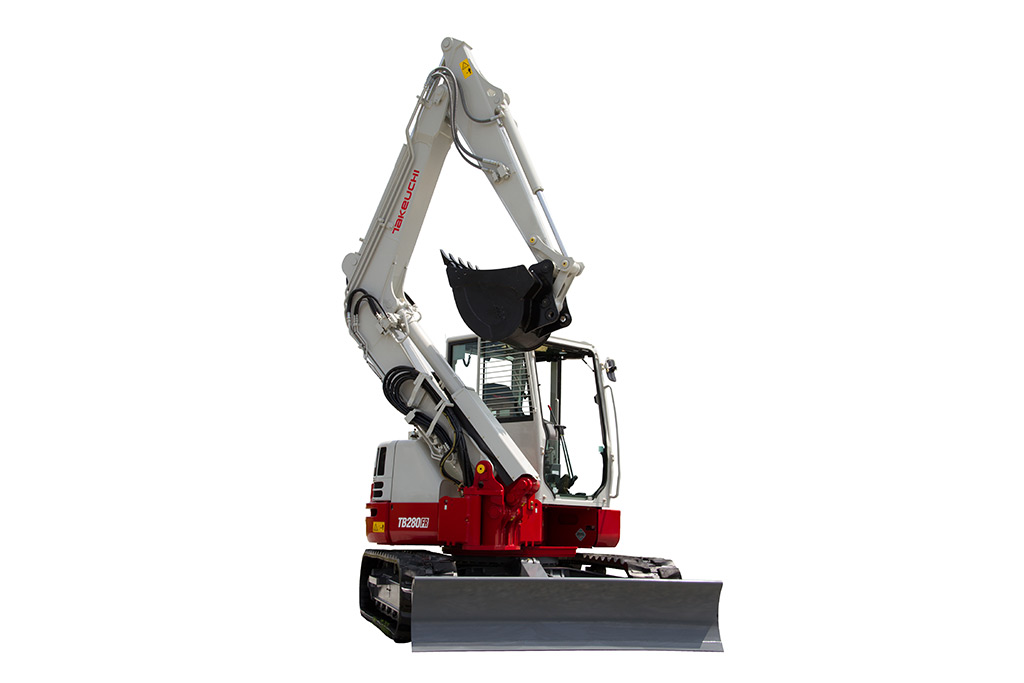 Takeuchi TB280FR Compact Excavators Specs | SMS Equipment