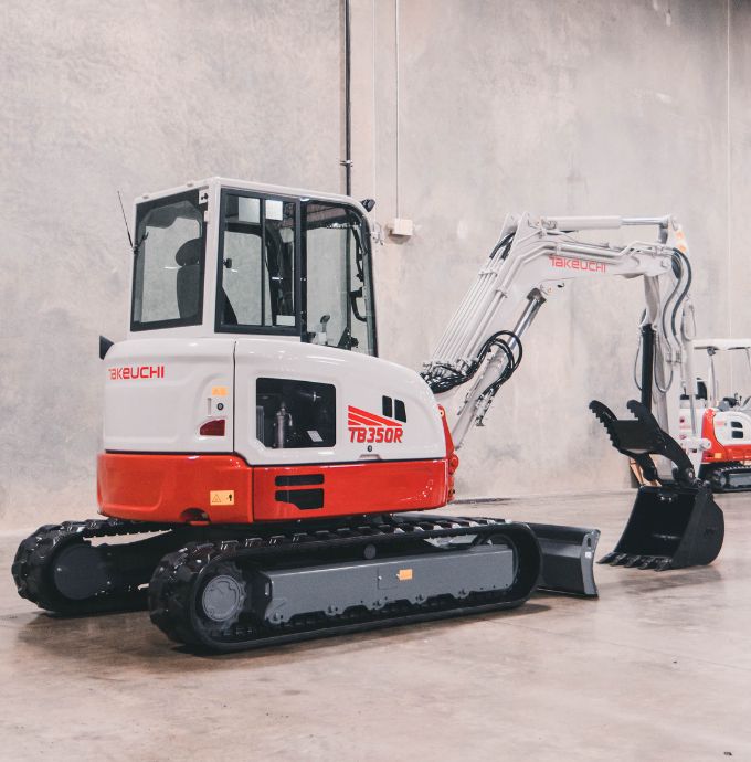 Takeuchi TB350R Compact Excavators Specs | SMS Equipment