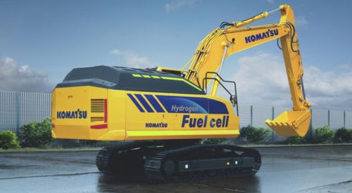 Komatsu develops medium-sized hydraulic excavator concept machine with ...