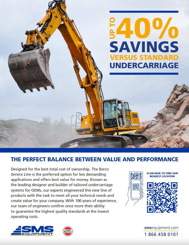 Berco Service Line Flyer-ENG | SMS Equipment