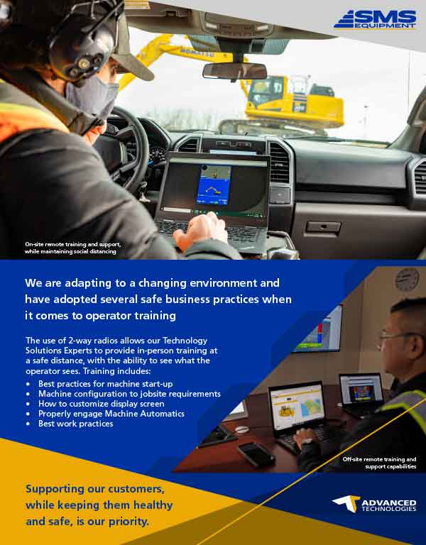On-site Remote Training and Support | SMS Equipment