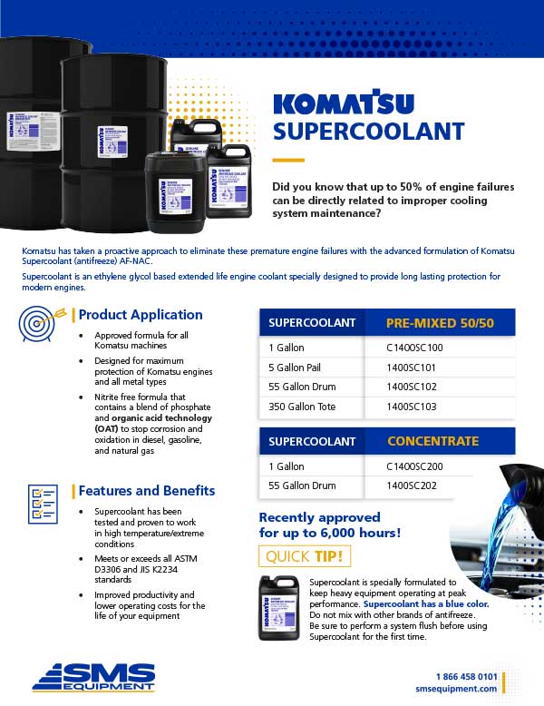 Komatsu Supercoolant | SMS Equipment