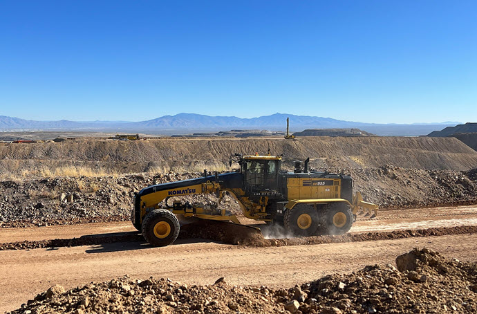 Komatsu’s latest mining grader breaks ground in Ontario | SMS Equipment